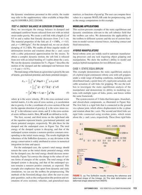 IEEE Robotics & Automation Magazine - September 2023 - 113