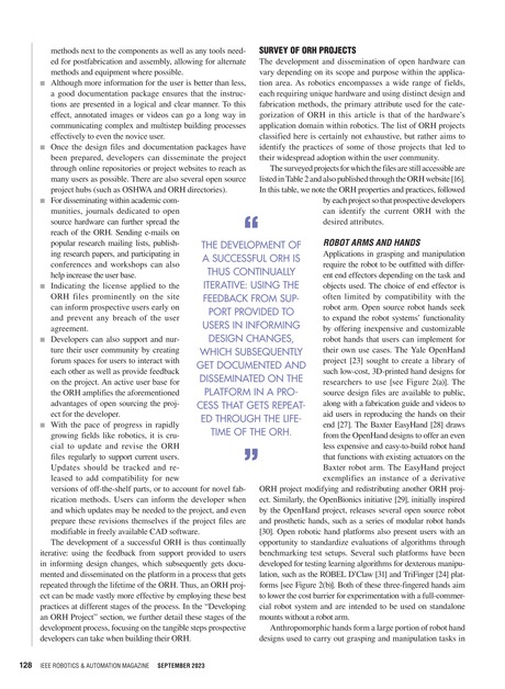 IEEE Robotics & Automation Magazine - September 2023 - 128