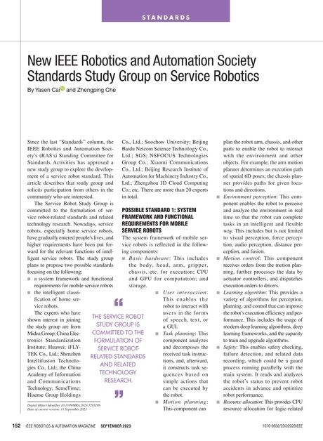 IEEE Robotics & Automation Magazine - September 2023 - 152