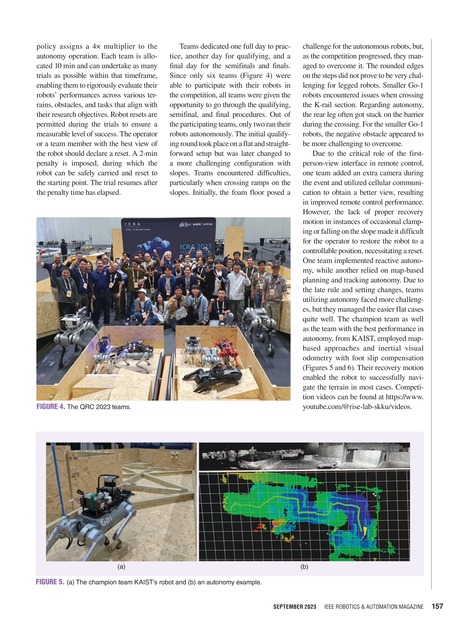 Ieee Robotics And Automation Magazine September 2023 157