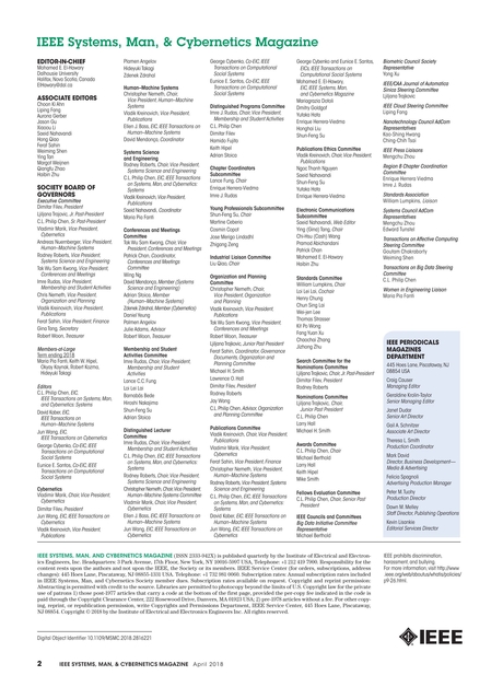 IEEE Systems, Man and Cybernetics Magazine - April 2018 - 2
