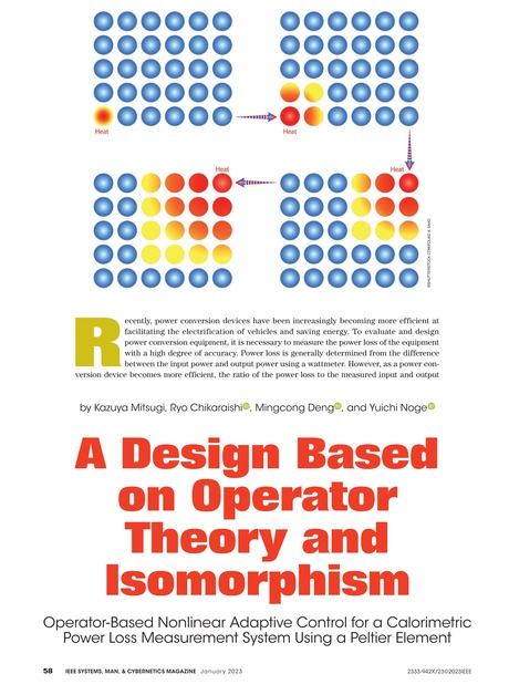 IEEE Systems, Man and Cybernetics Magazine - January 2023 - 58