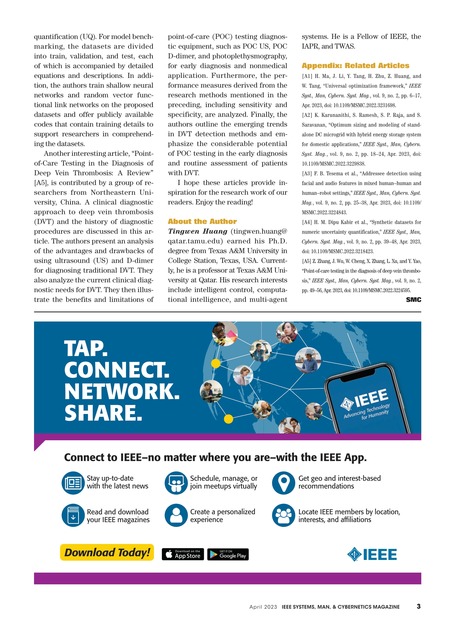 IEEE Systems, Man and Cybernetics Magazine - April 2023 - 3