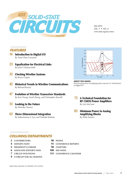 IEEE Solid-State Circuits Magazine - Fall 2015 - 1