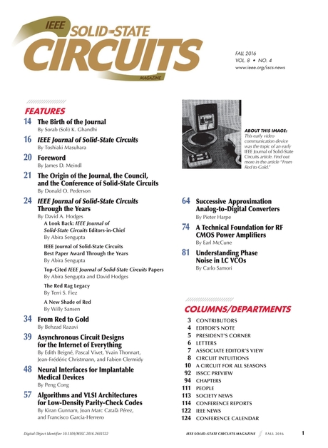 IEEE Solid-State Circuits Magazine - Fall 2016 - 1