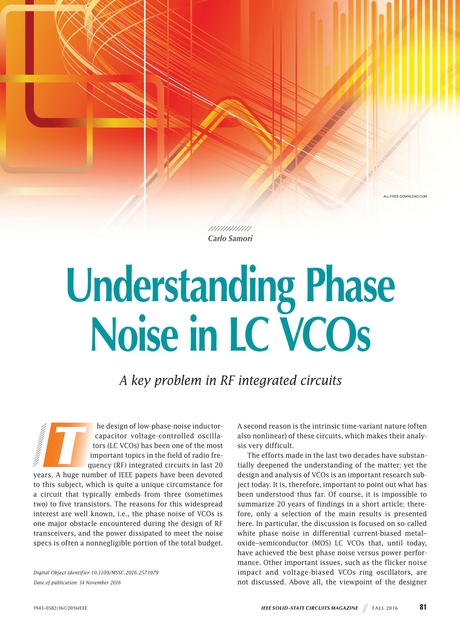 IEEE Solid-State Circuits Magazine - Fall 2016