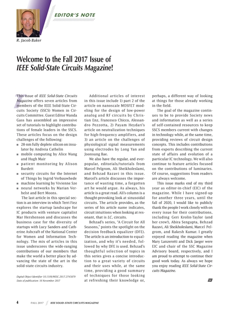 IEEE Solid-State Circuits Magazine - Fall 2017 - 4