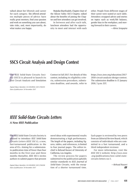 IEEE Solid-State Circuits Magazine - Fall 2017