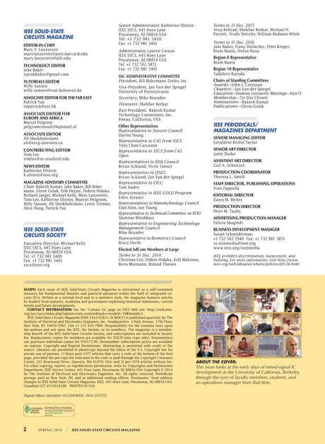 Ieee Solid State Circuits Magazine Spring 2014 2