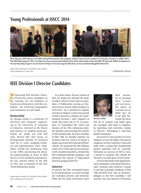 Ieee Solid State Circuits Magazine Spring 2014 98
