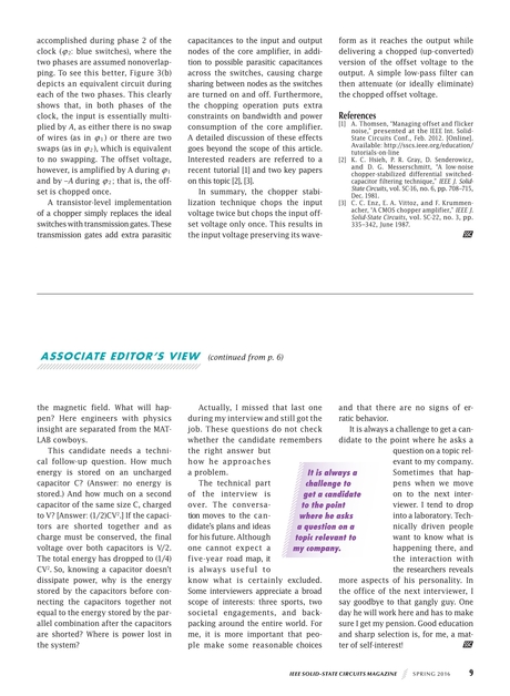IEEE Solid-State Circuits Magazine - Spring 2016