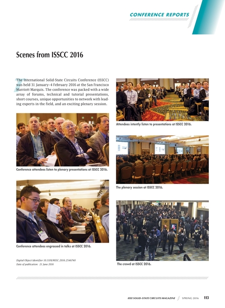 Ieee Solid State Circuits Magazine Spring 2016