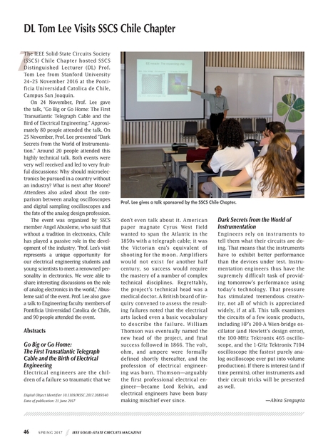 Ieee Solid State Circuits Magazine Spring 2017