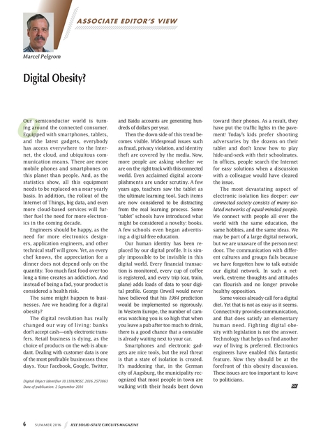 IEEE Solid-State Circuits Magazine - Summer 2016 - 6