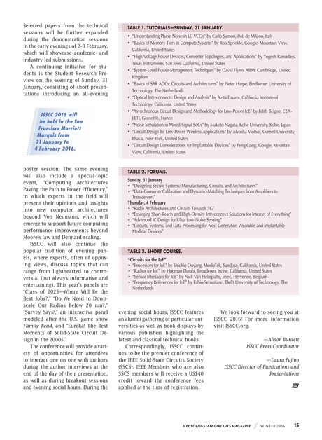IEEE Solid-State Circuits Magazine - Winter 2016