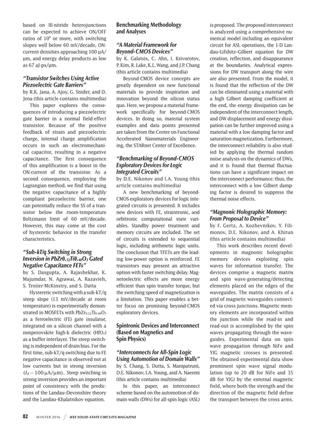 IEEE Solid-State Circuits Magazine - Winter 2016