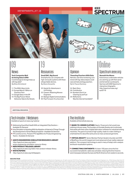 IEEE Spectrum July, 2016 - 3