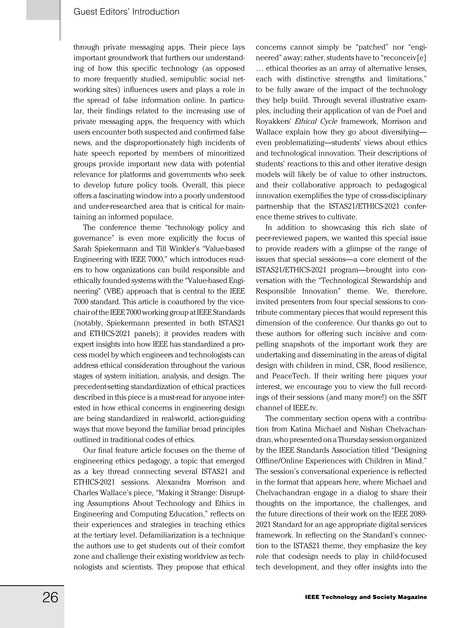 IEEE Technology and Society Magazine - September 2022 - 26