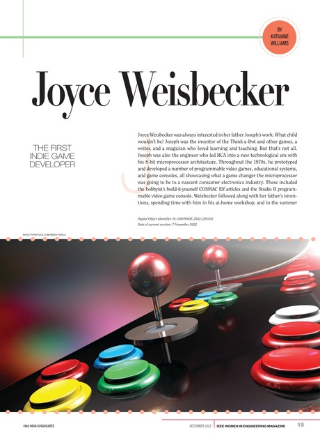 IEEE Women in Engineering Magazine - December 2022 - 15