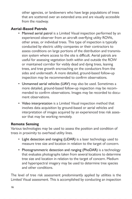 BMP - Utility Tree Risk Assessment - 16