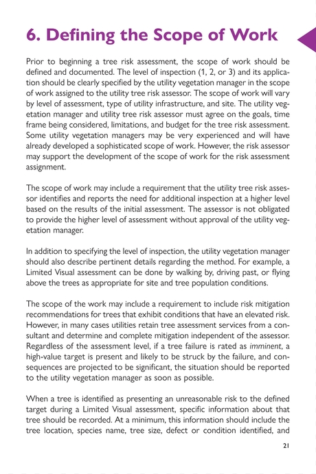 BMP - Utility Tree Risk Assessment - 21