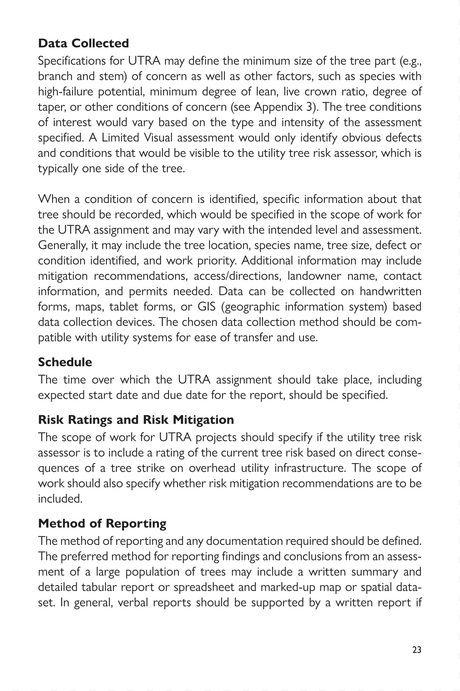 BMP - Utility Tree Risk Assessment - 23