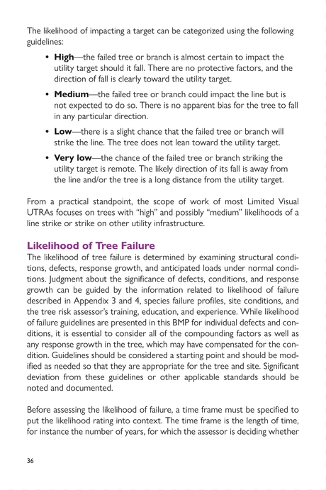 BMP - Utility Tree Risk Assessment - 36