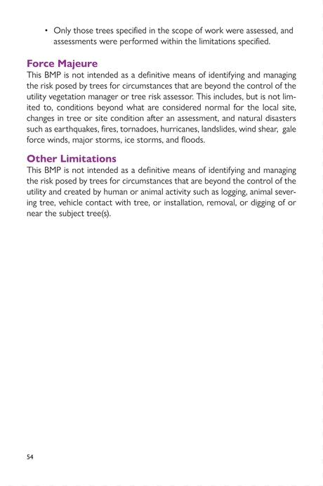 BMP - Utility Tree Risk Assessment - 54