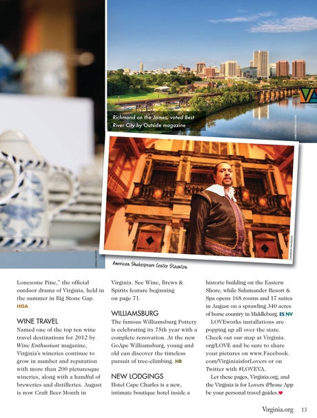 Virginia Travel Guide 2013 - 13