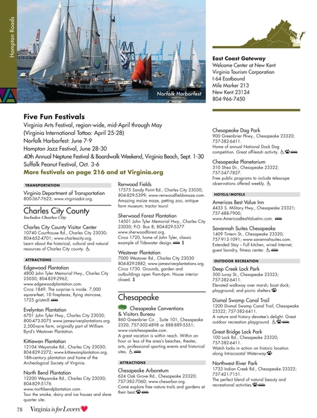 Virginia Travel Guide 2013 - 78