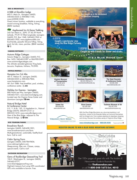 Virginia Travel Guide 2013 - 185