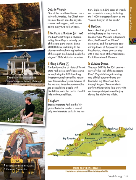 Virginia Travel Guide 2013 - 211