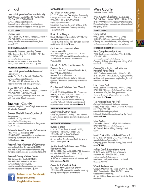Virginia Travel Guide 2013 - 215