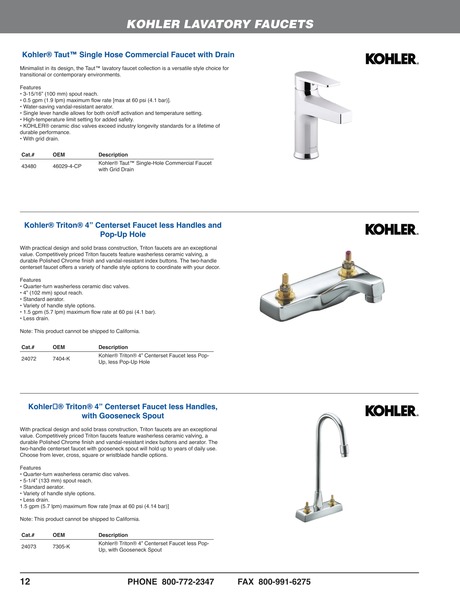 Kohler Catalog 2021 - 12