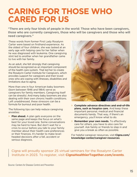 Medicare More From Life Newsletter - Spring 2023 - New Customer - 15