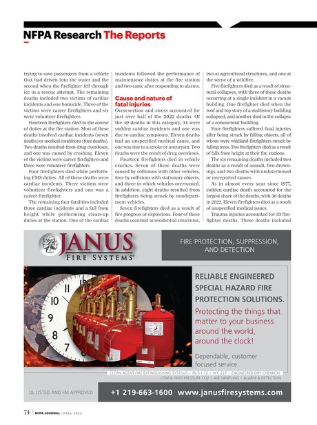 NFPA Journal - Fall 2023 - 74