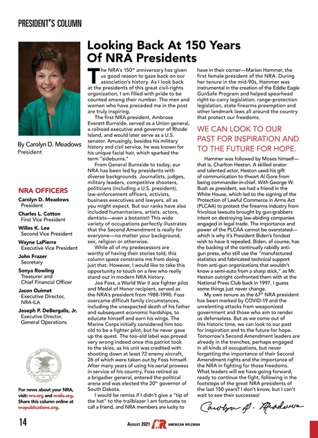 American Rifleman - August 2021 - 14