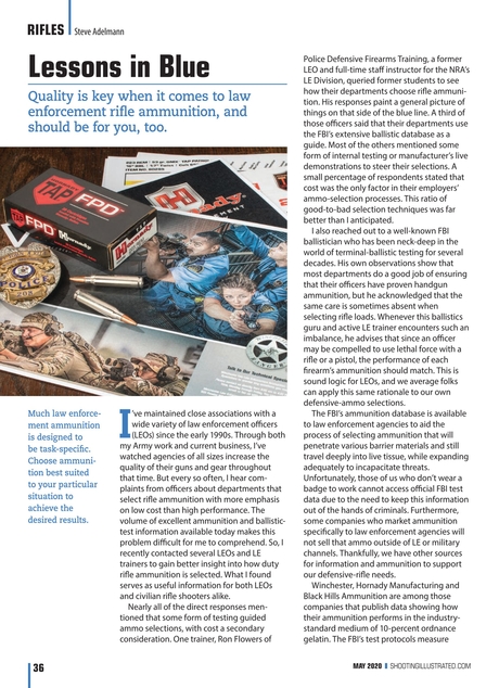 Shooting Illustrated - May 2020