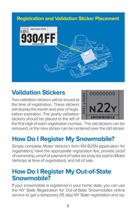 New York State Snowmobile Guide - 9