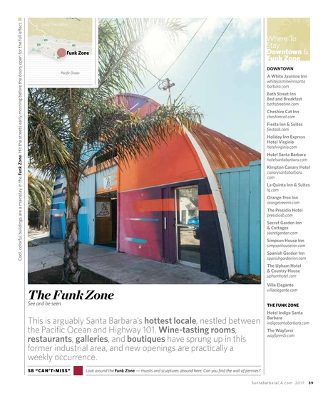 Santa Barbara Visitors Guide 2017 - 39