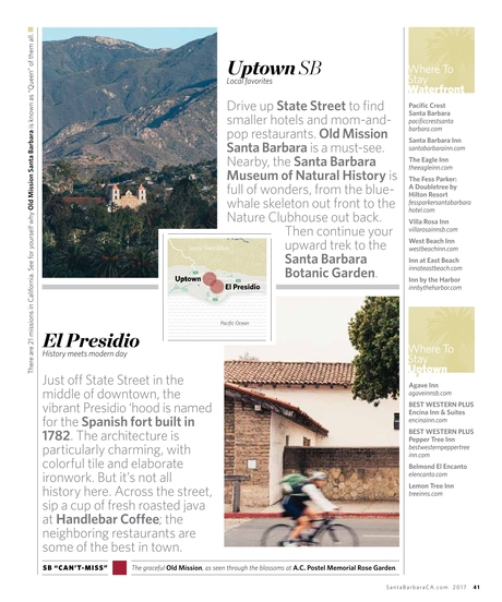 Santa Barbara Visitors Guide 2017 - 41