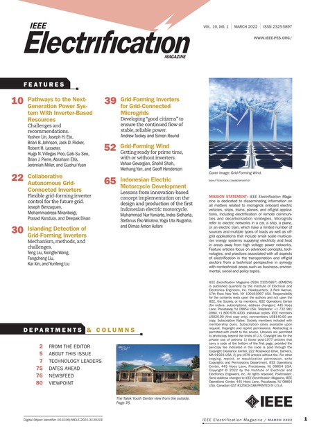 IEEE Electrification - March 2022 - Contents