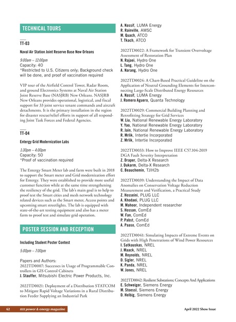 IEEE PES T&D Conference & Exposition 2022 - 62