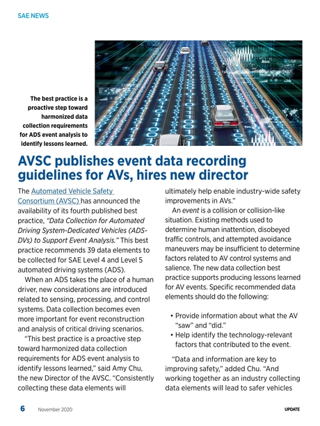 SAE Update - November 2020 - 6