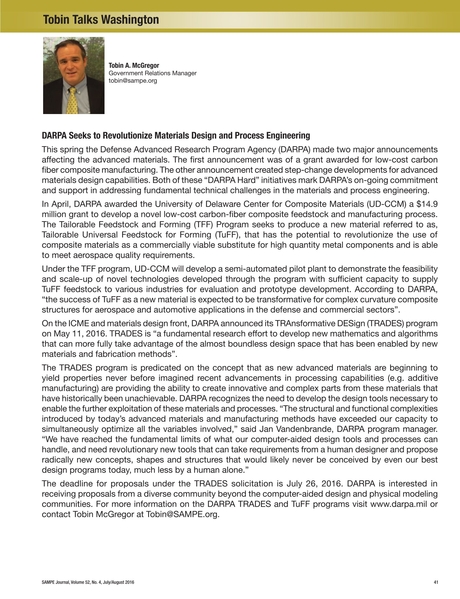 SAMPE Journal - July/August 2016 - 41