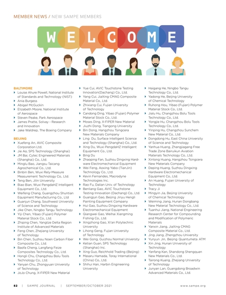 SAMPE Journal - September/October 2021 - 82