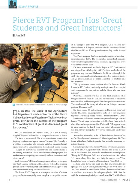 Pulse - November 2024 - SCVMA Profile