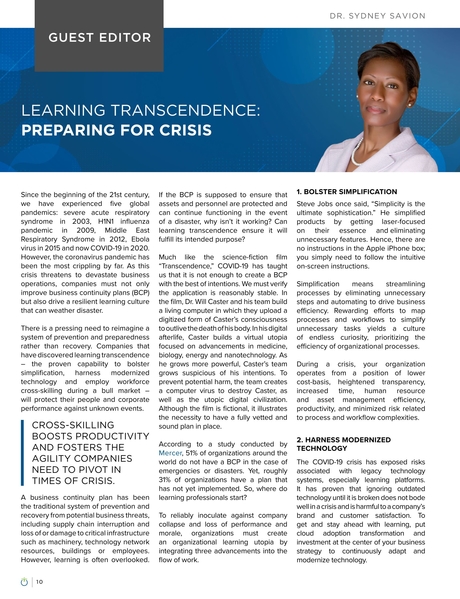 Training Industry Magazine - July/August 2020 - 10