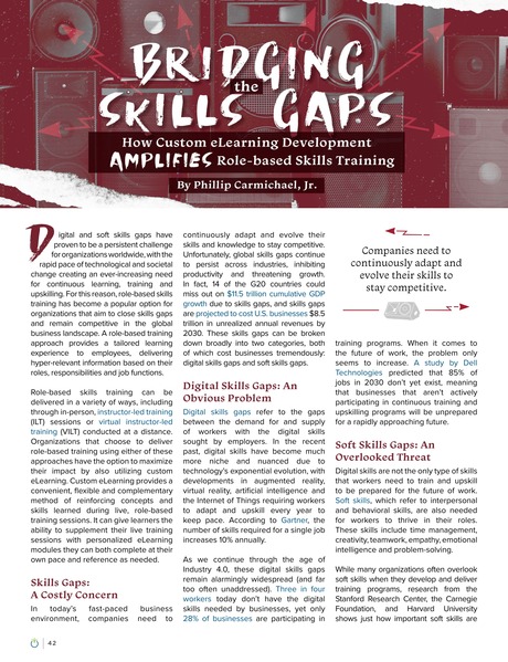 Training Industry Magazine - Spring 2023 - Bridging the Skills Gaps ...