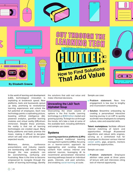 Training Industry Magazine - Spring 2024 - CUT THROUGH THE LEARNING ...